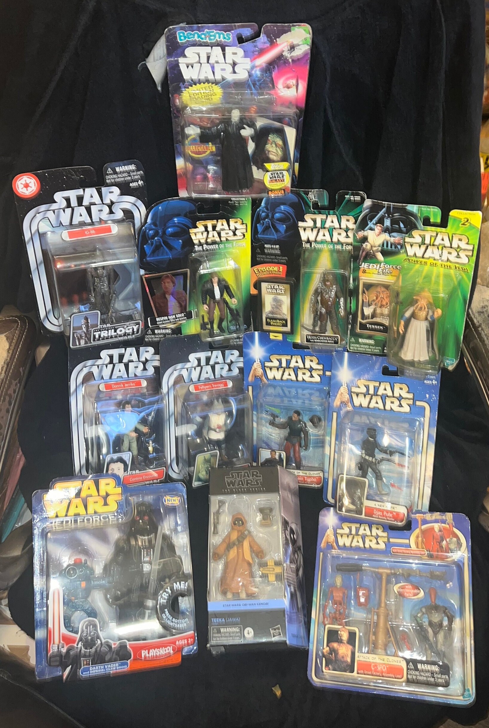 Star Wars Action Figures 32+ Vintage 1996-2000 Figured From Kenner and ...