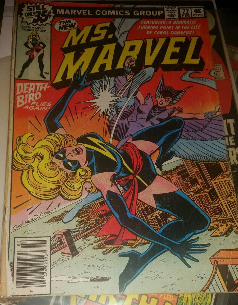 Ms. Marvel 22 Marvel Store Date 1979 Cover Price 0.35 - Etsy
