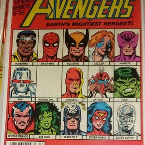 Avengers #221 Spiderman, Hulk, Wolverine, Dr. Strange, Iron Man ...