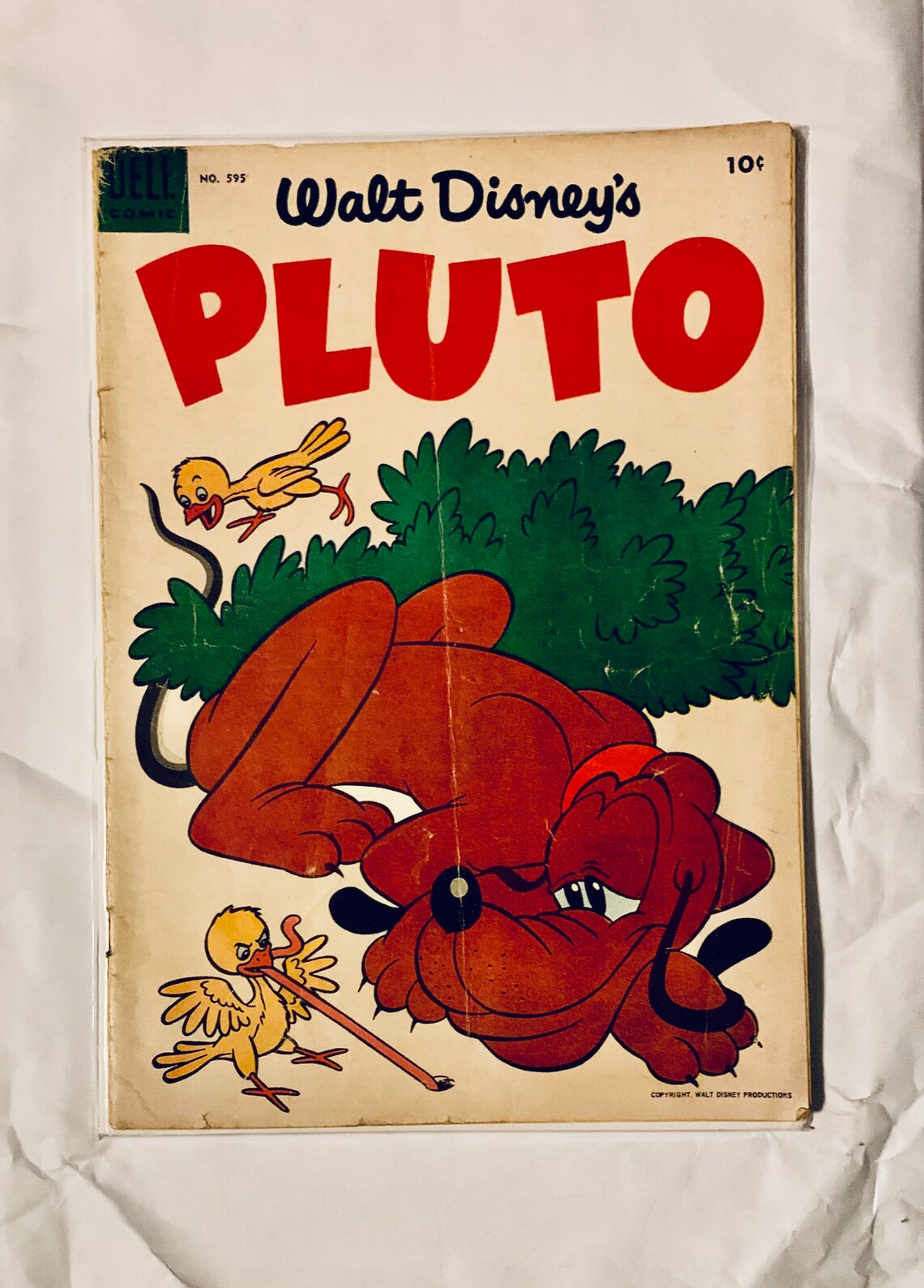 Walt Disneys Pluto 595 Comic Book. - Etsy