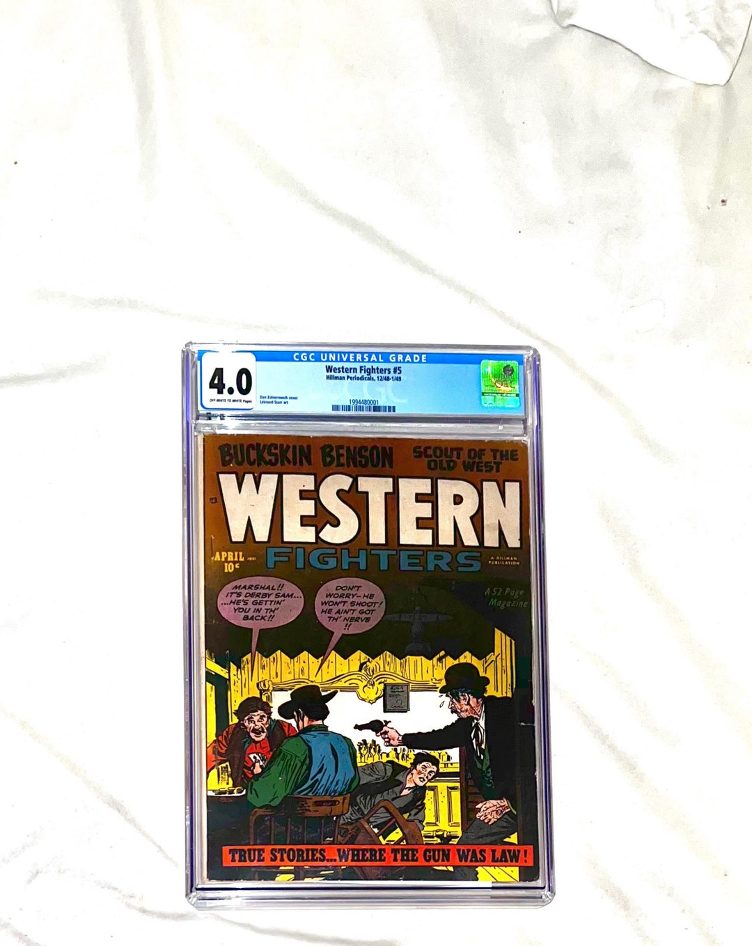 Western Fighters #5 Pre-code Comic Book 1948-1949 Off-white to White ...