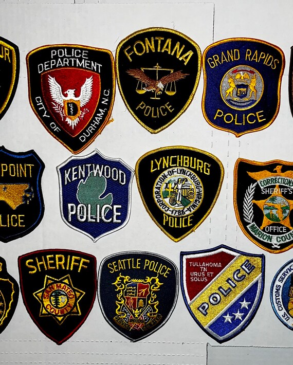Law Enforcement Vintage Police Patchs Sheriff’s Dept.… - Gem