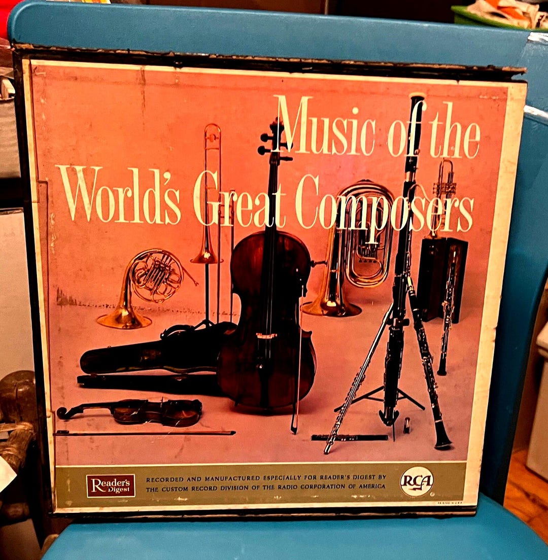 Music of the World's Great Composers 12 Record Vintage Vinyl Boxed Set ...