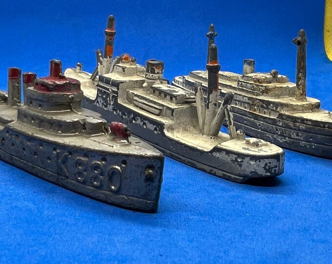 Tootsie Toys Diecast Boats & Ships Antique Metal Toy Miniature Military ...