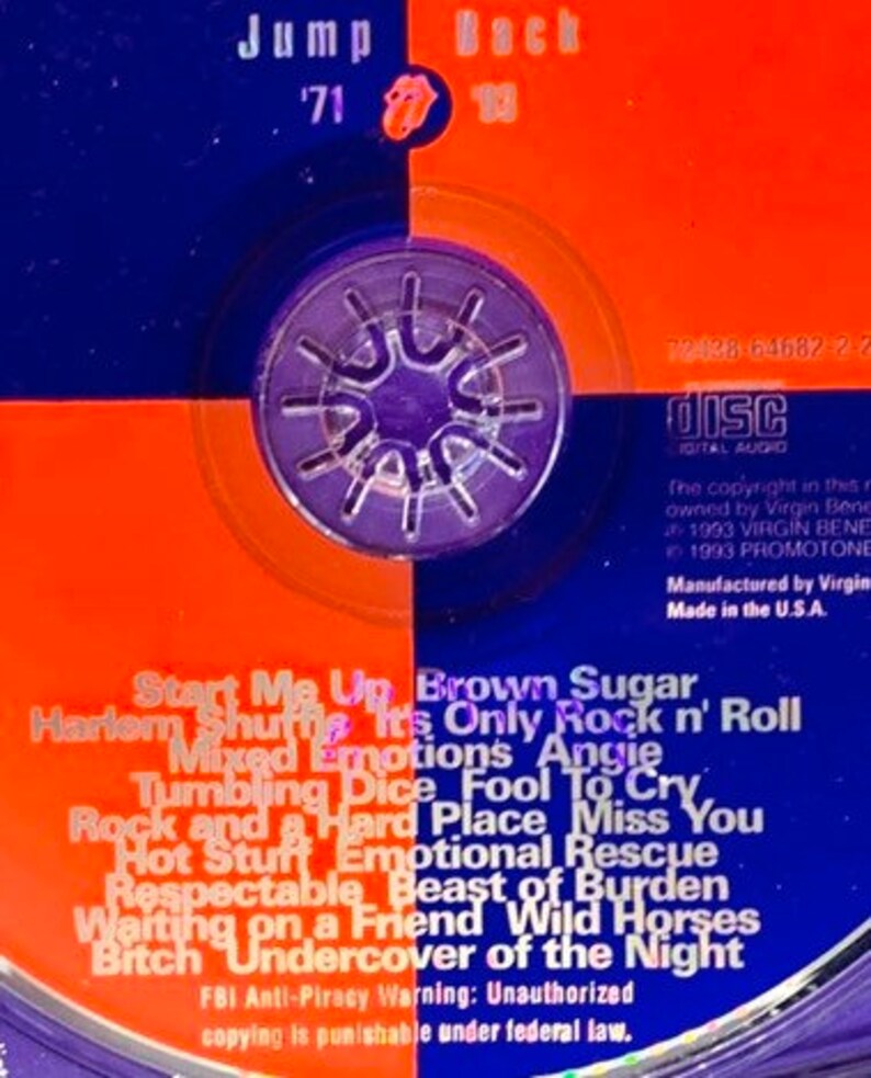 The Rolling Stones Jump Back the Best of the Rolling Stones | Etsy