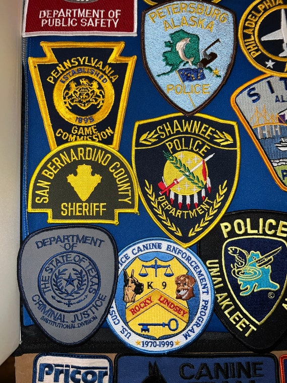 Law Enforcement Police Patches Huge Collection in sev… - Gem