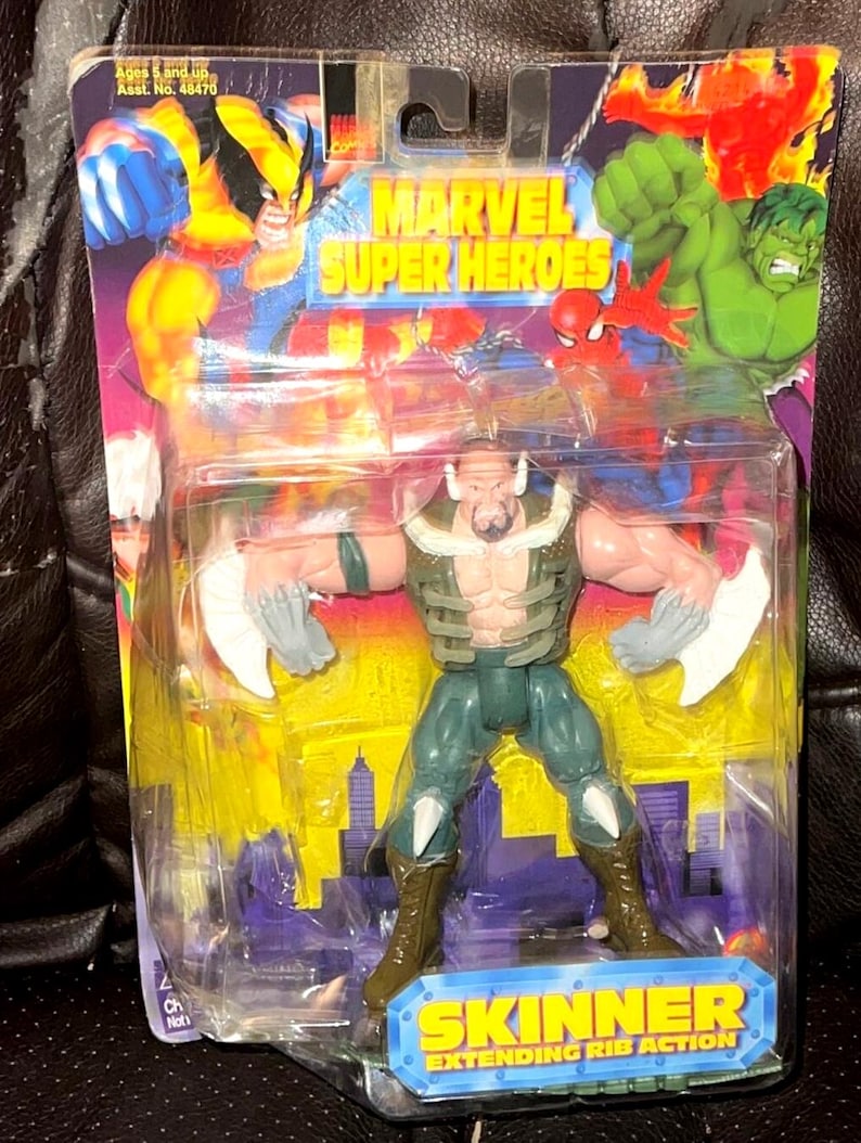 Marvel Super Hero's Ghost Rider's - Skinner Vintage 1995 Action Figure ...