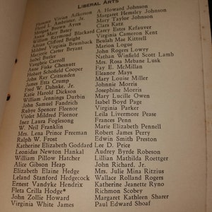 UT Class of 1924 University of Tennessee Commencement Program. Historic ...