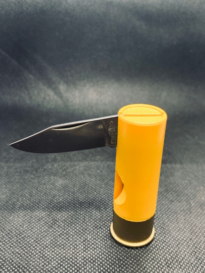 Shotgun shell pocket knife that looks like an authentic | Etsy