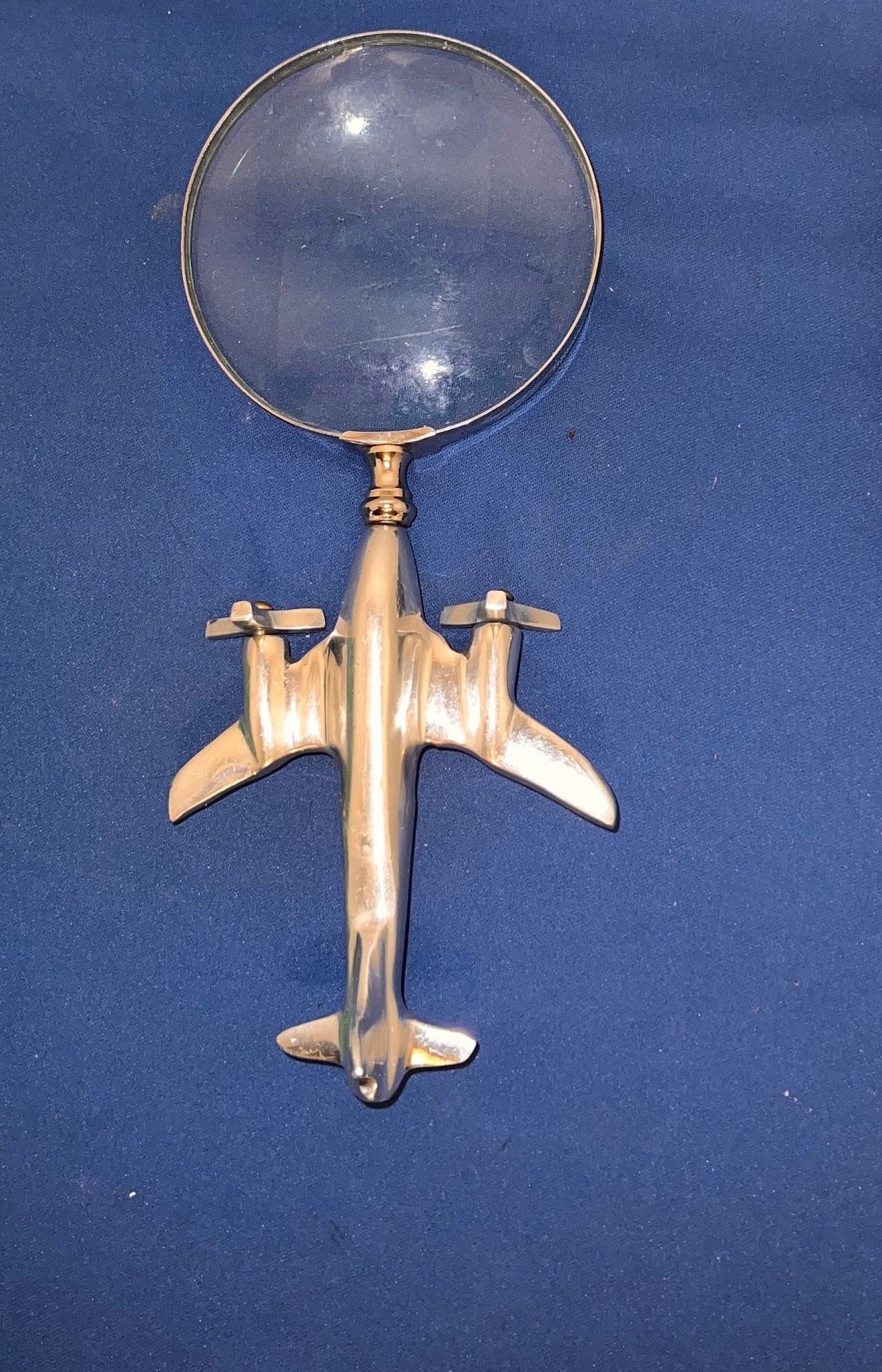 Airplane Magnifying Glass. Vintage & Rare Magnifying Glass With a ...