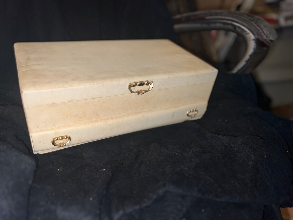 Lady Buxton Vintage Mid Century Jewelry Box Made in the USA. Spacious 3 ...