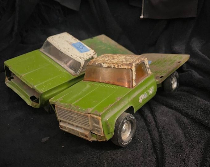 Nylint Farm Truck Vintage Toy Truck! Pressed Steel Flatbed Chevrolet ...