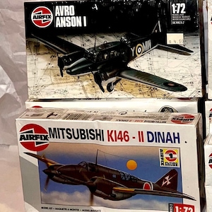 Model Aircraft. Vintage Airfix Model Military Aircraft From Brittan's ...