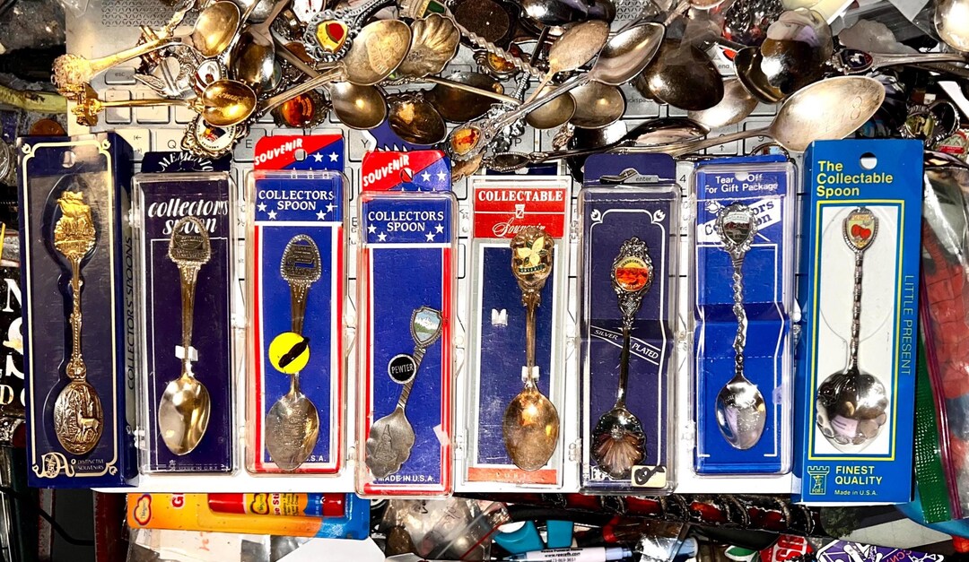Vintage Miniature Spoons. Souvenir Travel Spoons. Domestic or ...