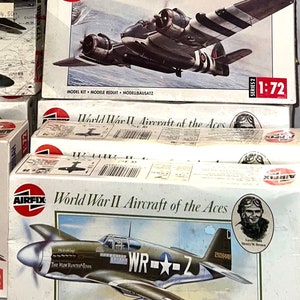 Model Aircraft. Vintage Airfix Model Military Aircraft From Brittan's ...