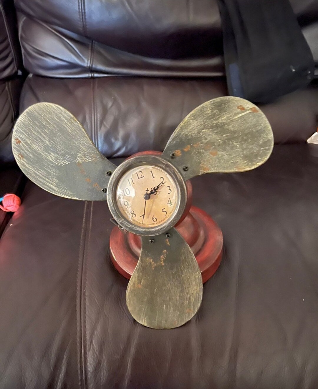 Stash Clock Airplane Propeller Boat Prop Clock With Large Compartment ...