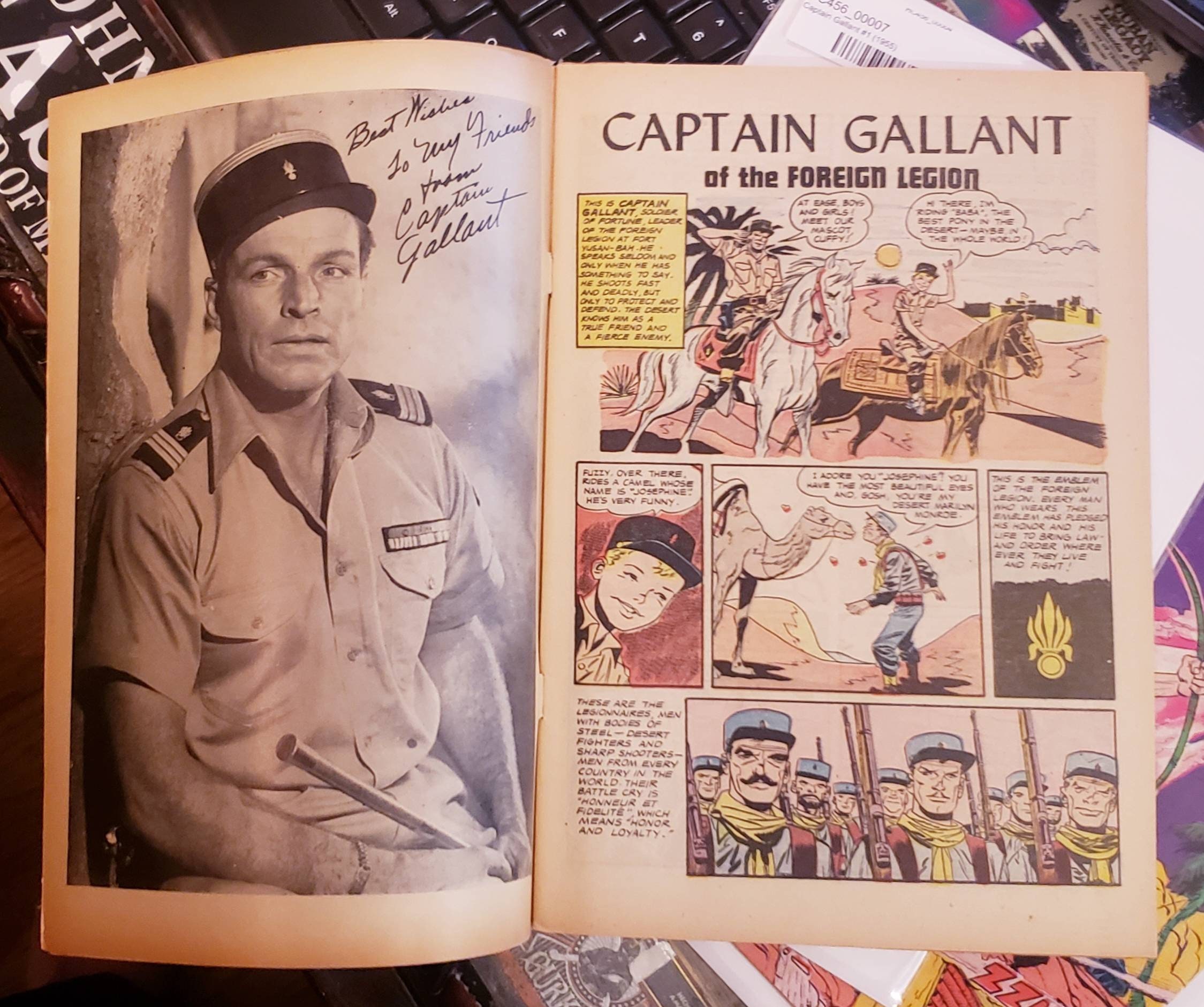 Captain Gallant of the Foreign Legion 1 1955 / Warfront 37 - Etsy