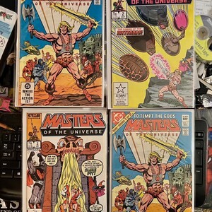 He-man Comic Books # 1,2,3 He-man and the Masters of the Universe 1st ...