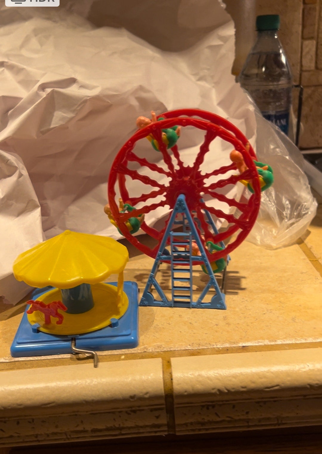 Ferris Wheel & Merry Go Round Made in the USA Vintage Ferris Wheel With ...