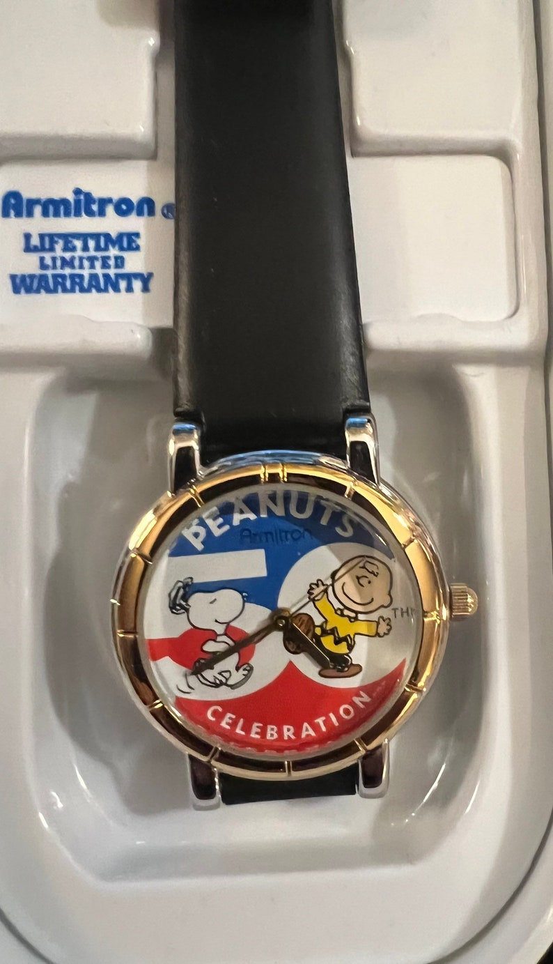 Snoopy Watch & Charlie Brown W/ Snoopy 50th Celebration Watch - Etsy