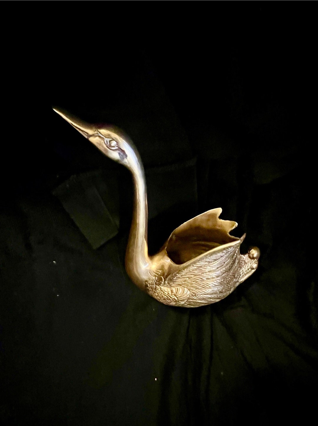 Solid Brass Swan Large Classicly Ornate. Elegantly Designed and ...