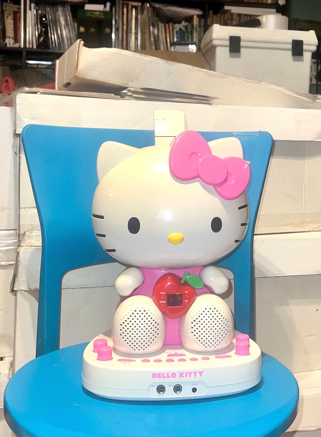 Hello Kitty CD+G Karaoke System With Built-in Color Video Camera. Hello ...