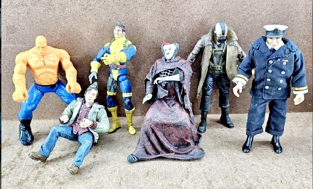 Action Figures Marvel, DC & the Movies Vtg 1999-2005 Commander James ...