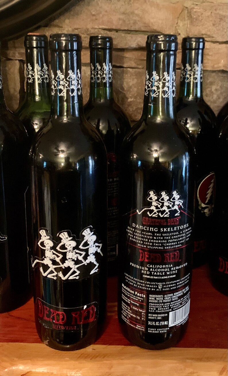 Grateful Dead Wine 1st Edition 1996 Dead Red California | Etsy
