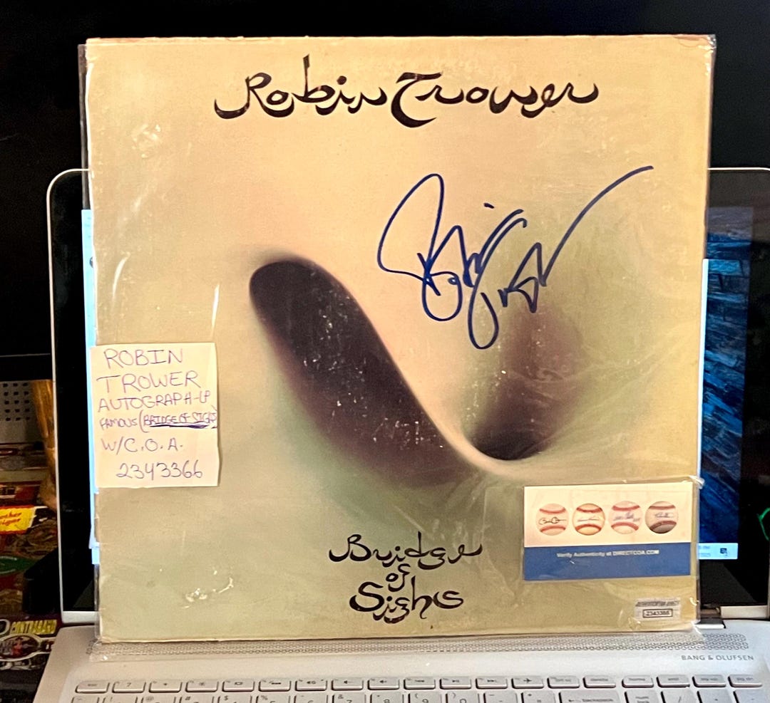 Robin Trower Autographed Epic Bridge of Sighs Vinyl Record Album Signed ...