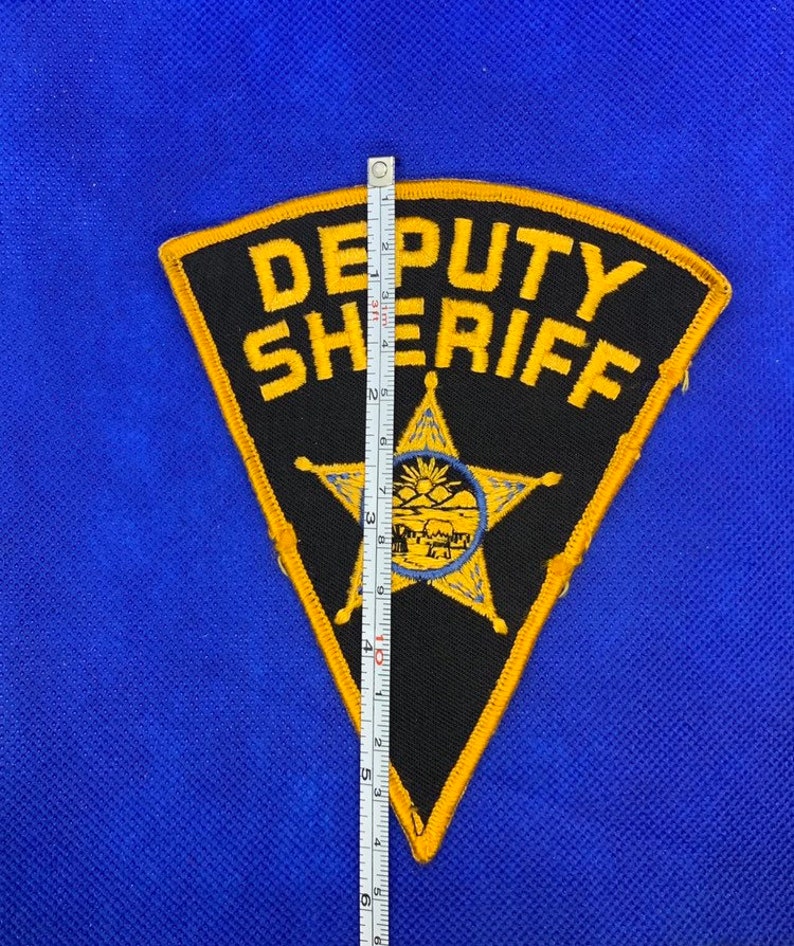 Deputy Sheriff Patch. Police Badge / Shoulder Patch for Law - Etsy