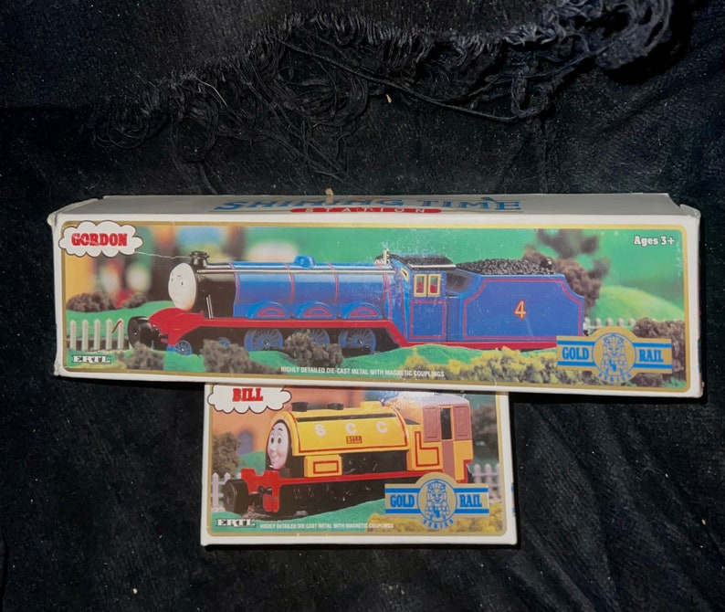 Thomas the Train Shining Time Station Gold Rail Series Bill and Gordon ...