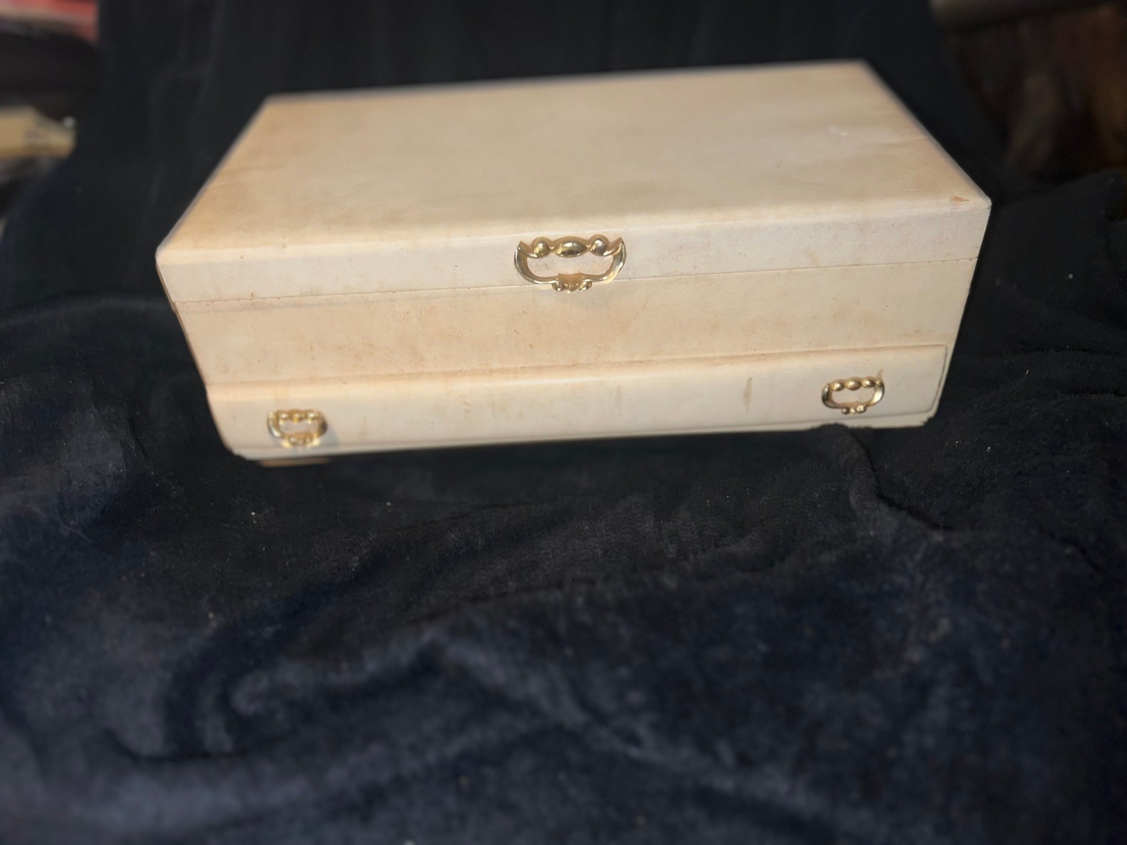 Lady Buxton Vintage Mid Century Jewelry Box Made in the USA. Spacious 3 ...