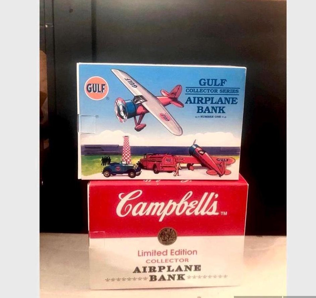 Airplane Banks Campbells and Gulf #1 First in the Collector Series ...