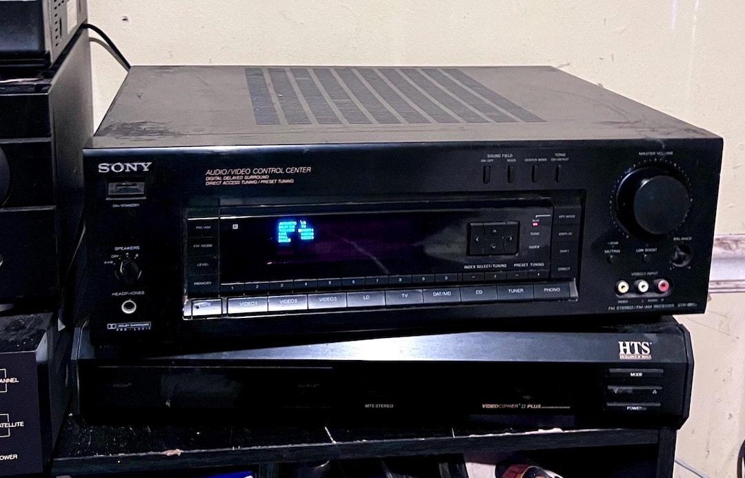 Vintage Sony STR D915 Audio Video 5.1 Receiver. 1994 as is for Parts or ...