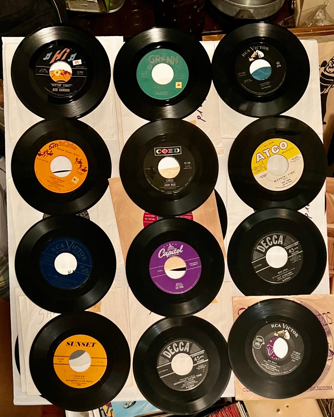 Vintage Vinyl 40 Records! Party Box! Mobile DJ, Dance Call Tango, Samba ...