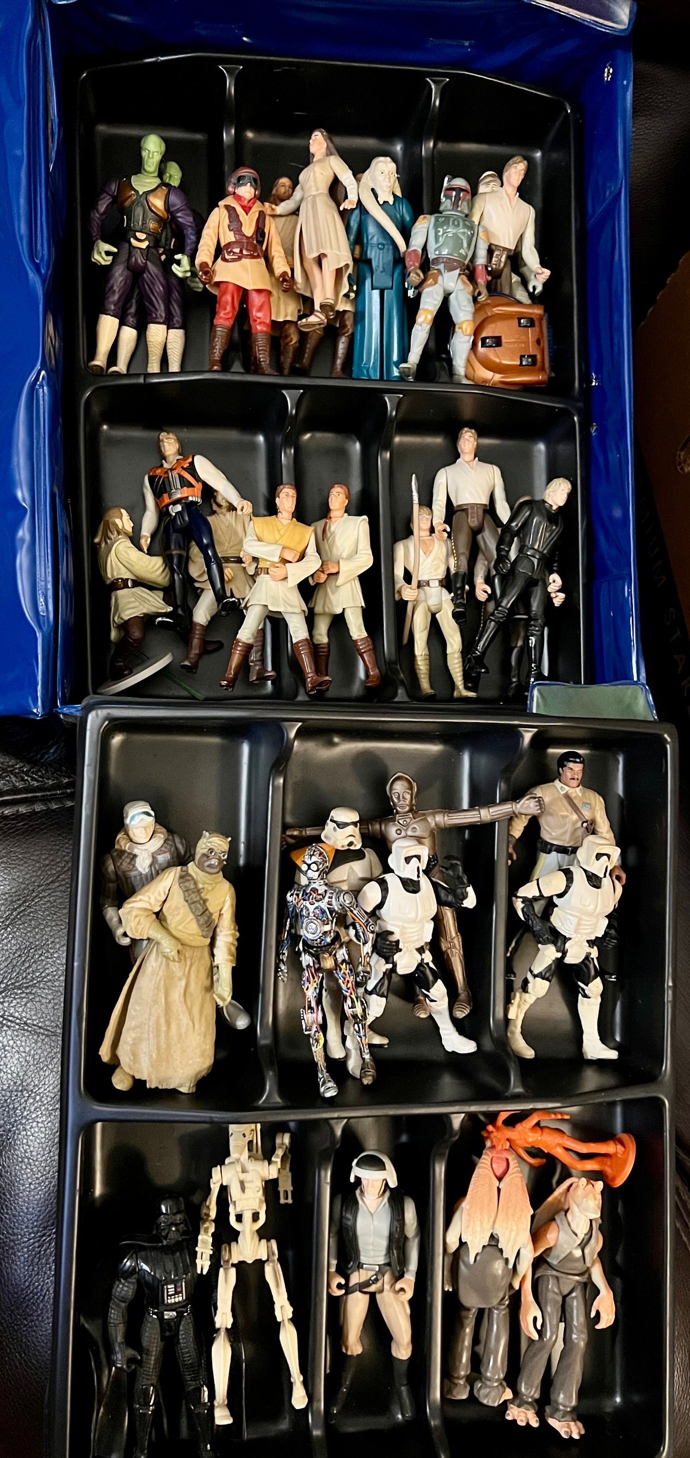 Star Wars Action Figures 32+ Vintage 1996-2000 Figured From Kenner and ...
