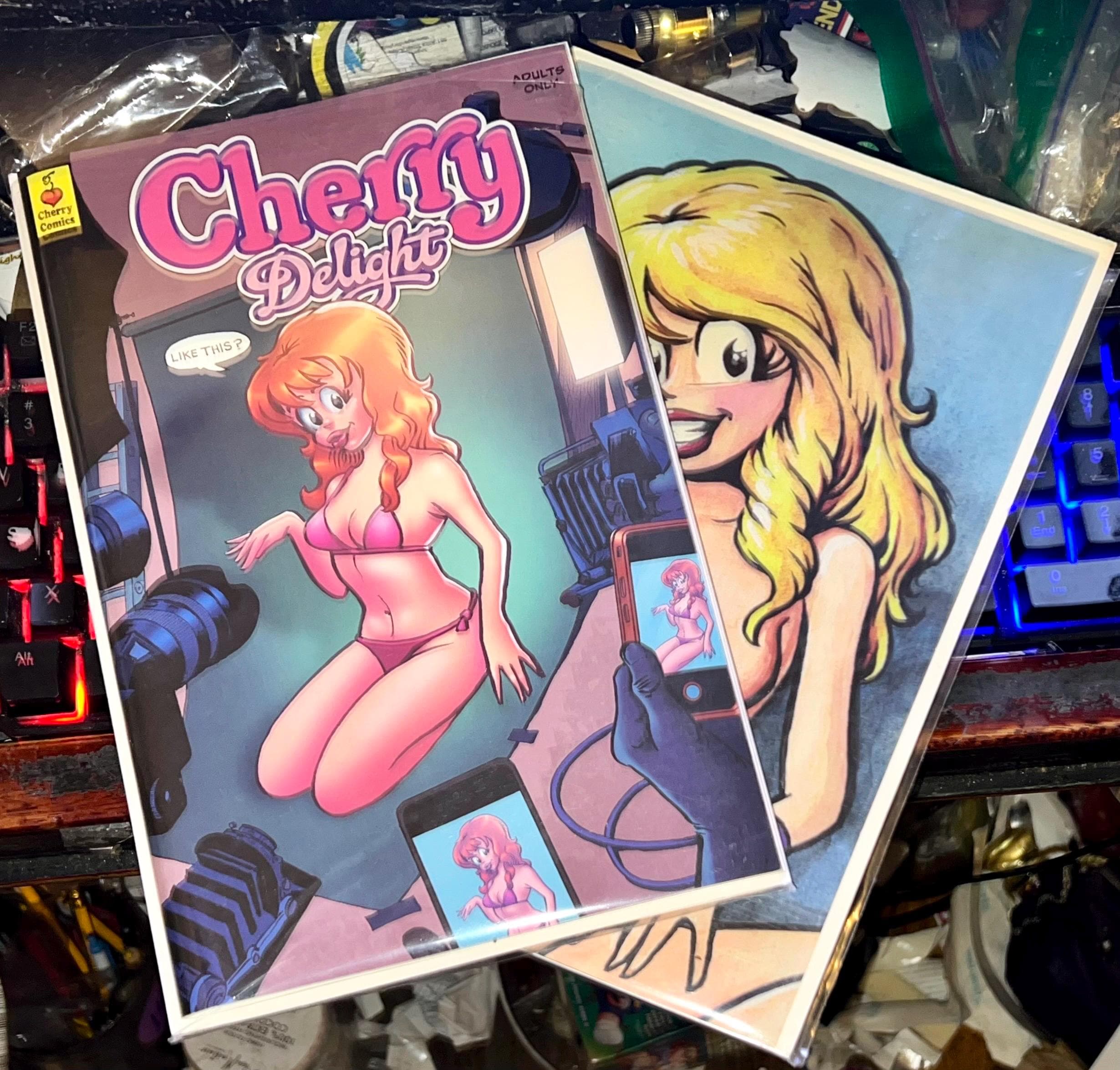 Cherry Poptart Comic Books Signed By Creator Underground Classic Full 1374