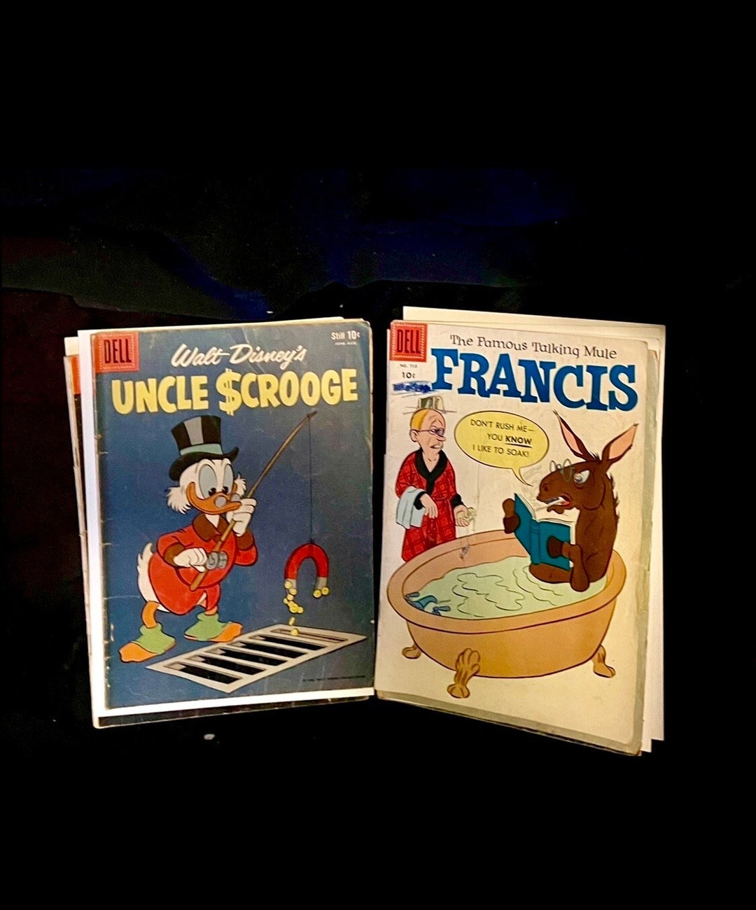 Walt Disneys Uncle Scrooge & Francis the Famous Talking Mule. Golden ...