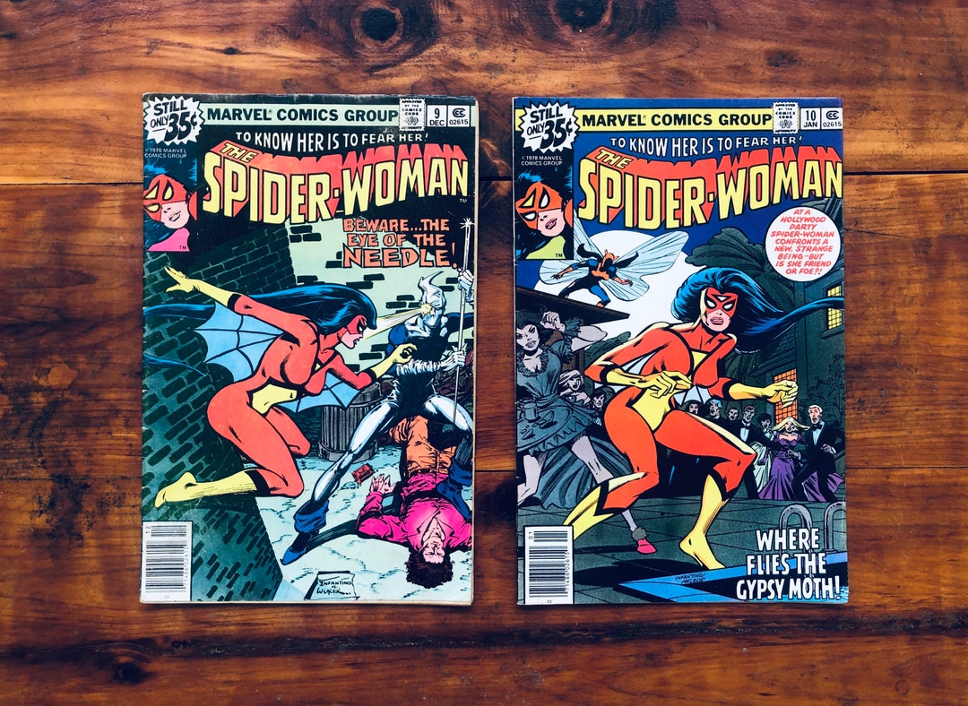 Spider-woman 9 AND Spider-woman 10 First Appearance of Gypsy Moth ...