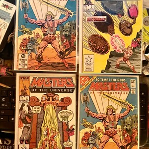 He-man Comic Books # 1,2,3 He-man and the Masters of the Universe 1st ...