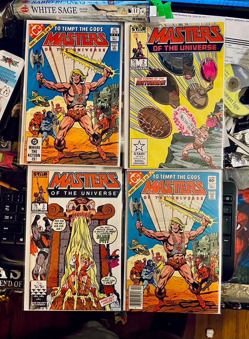 He-man Comic Books 123 He-man and the Masters of the - Etsy