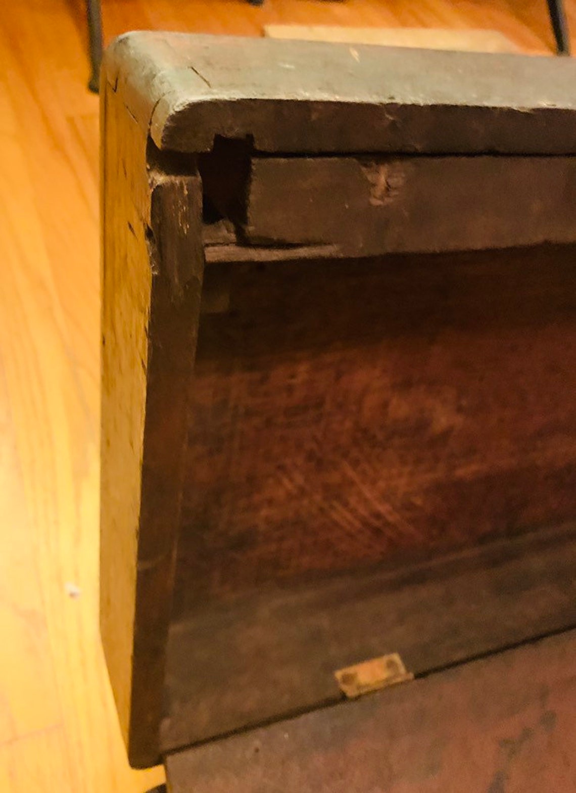 Antique Wooden Field Desk Civil War Era Vintage Steam Punk - Etsy