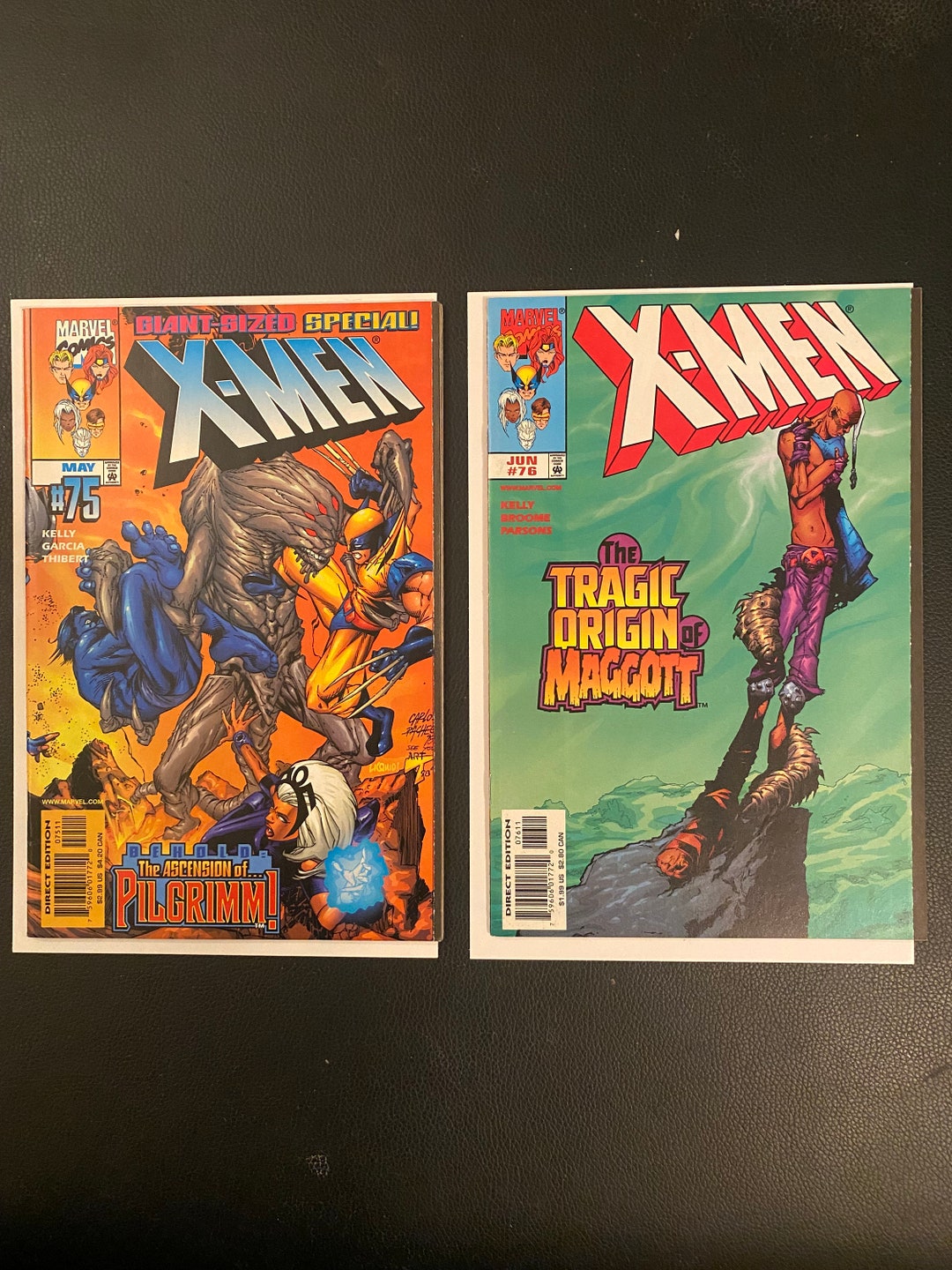X-men #75 and #76 Vintage 1990's Classic Bundle Includes X-men Giant ...