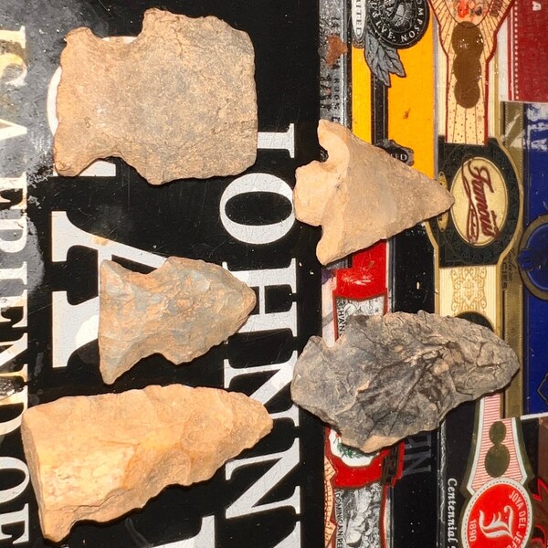 Authentic Arrowheads - Etsy