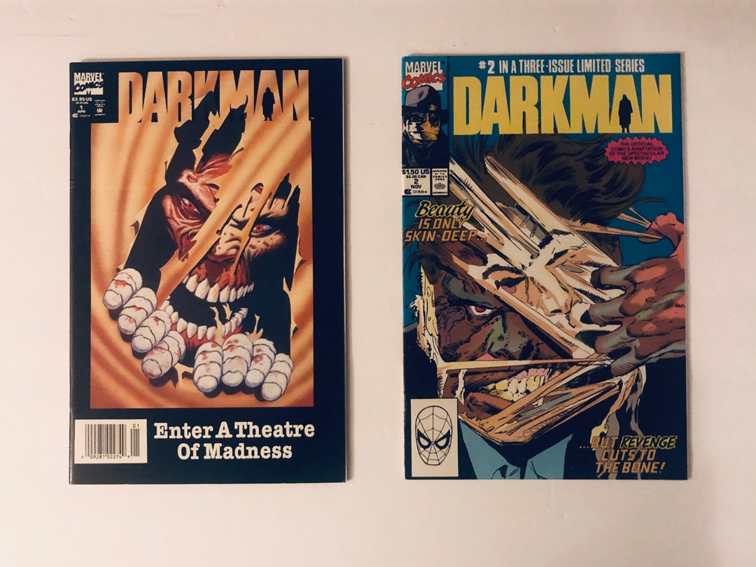Darkman 1 and 2 Comic Books. Both 1st & Second Issues. 1993 Marvel ...