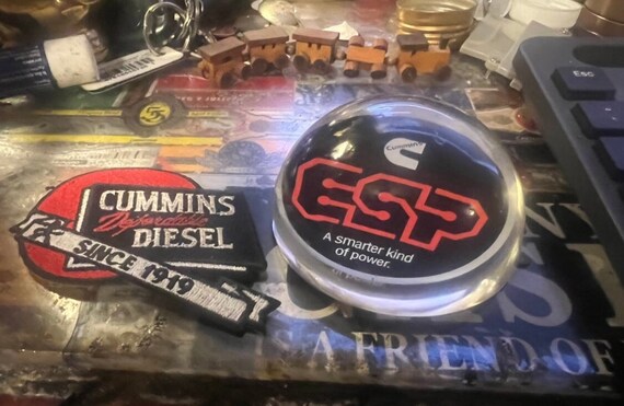 Vintage Cummins Diesel Rare Uniform Patch, ESP Paperw… - Gem
