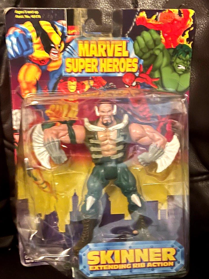 Marvel Super Hero's Ghost Rider's - Skinner Vintage 1995 Action Figure ...