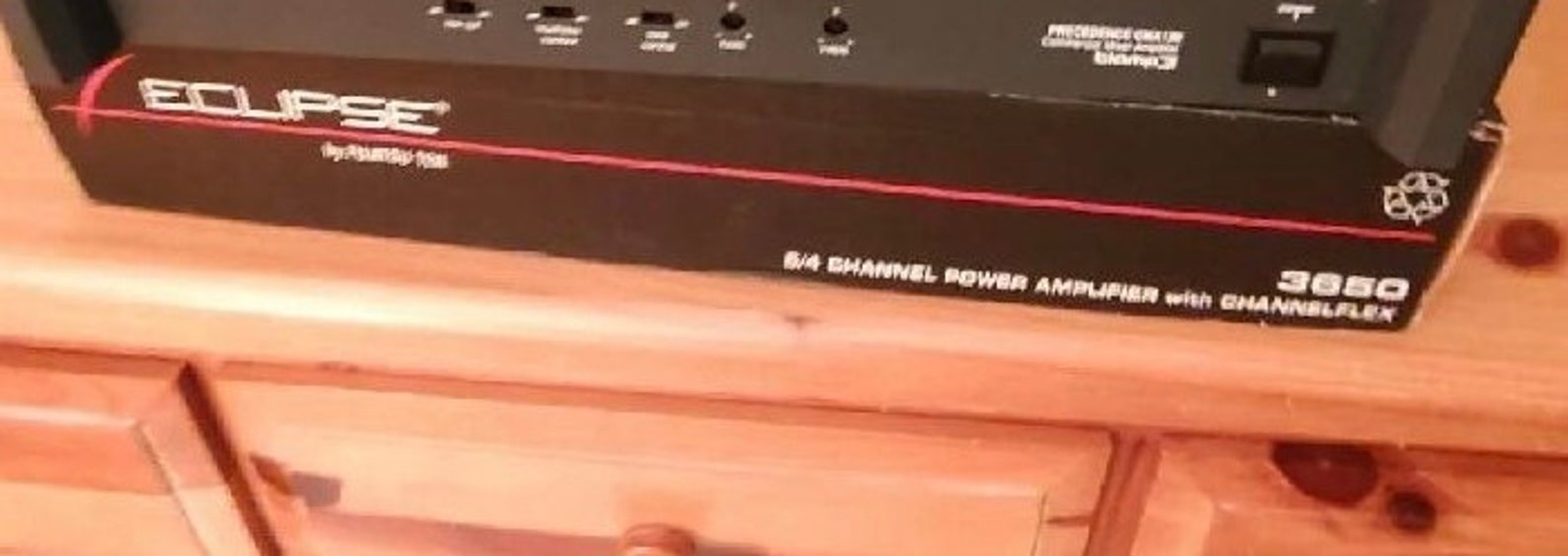 Eclipse Fujitsu Ten Amplifier 3650 5/4 Channel Rare Old School Amp Hi ...