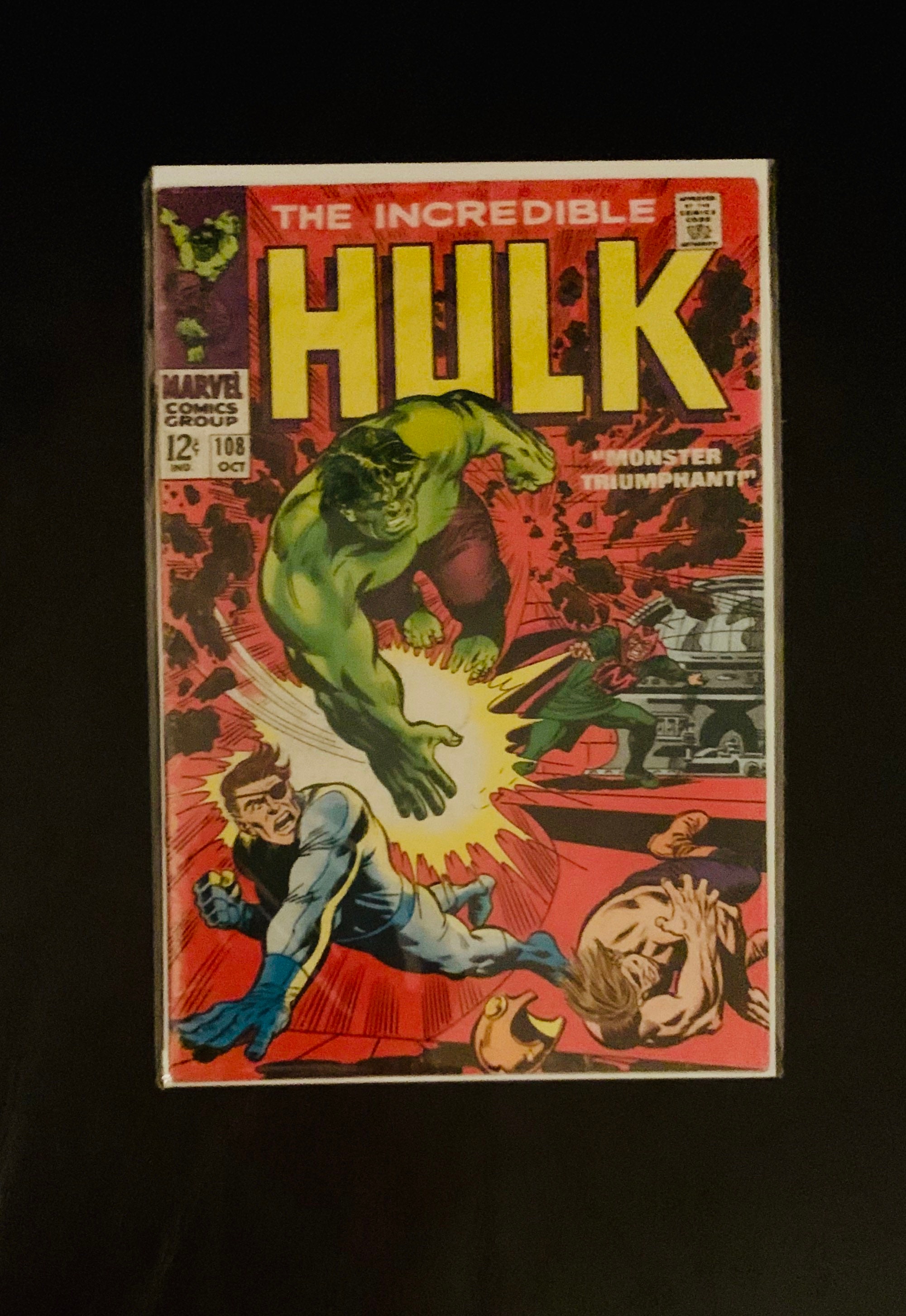 Incredible Hulk 108 1962-1999 1st Series Comic Book | Etsy