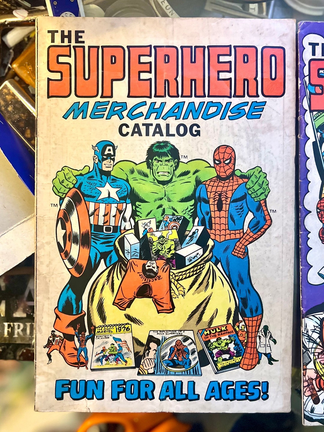 Super Hero Merchandise Catalog 1975, 76, 78 Most Every Super Cool 70s ...
